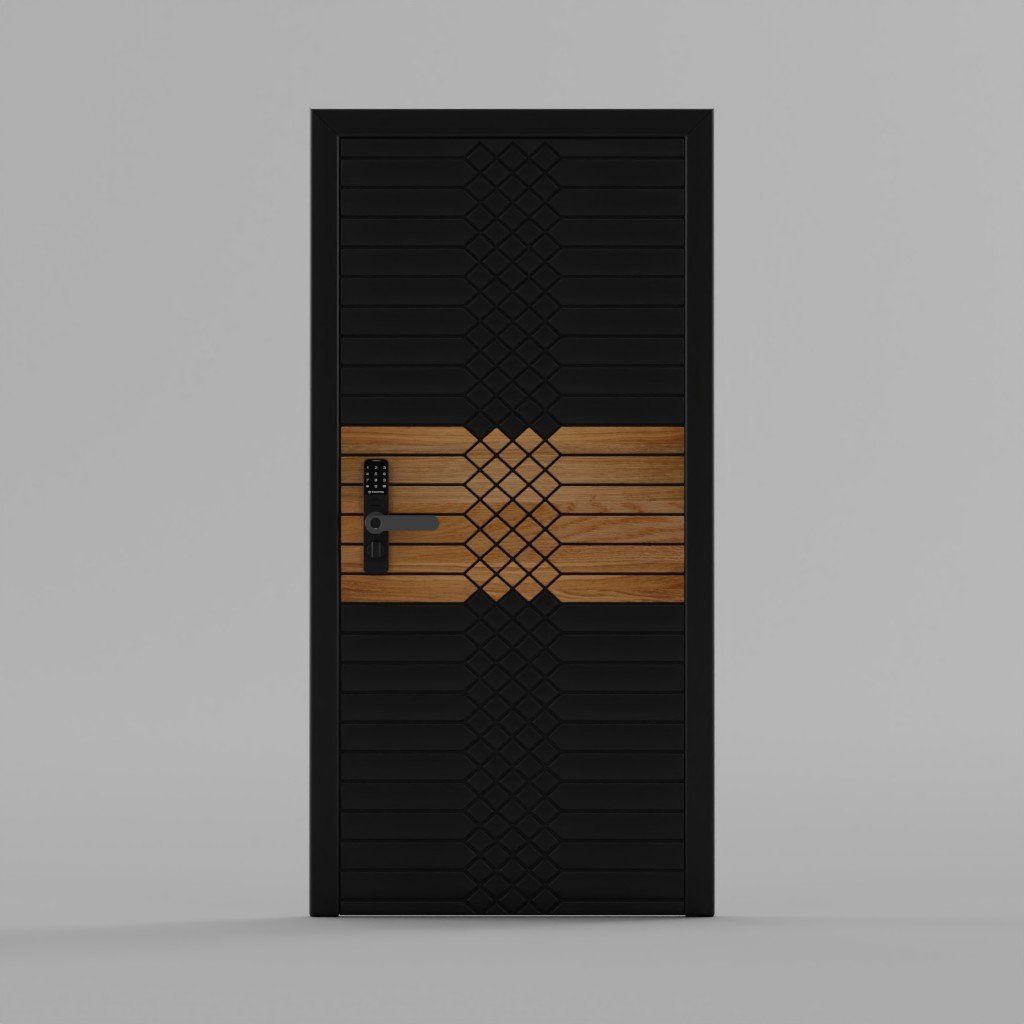 Glass Door | FREE 3D Door models | BlenderKit