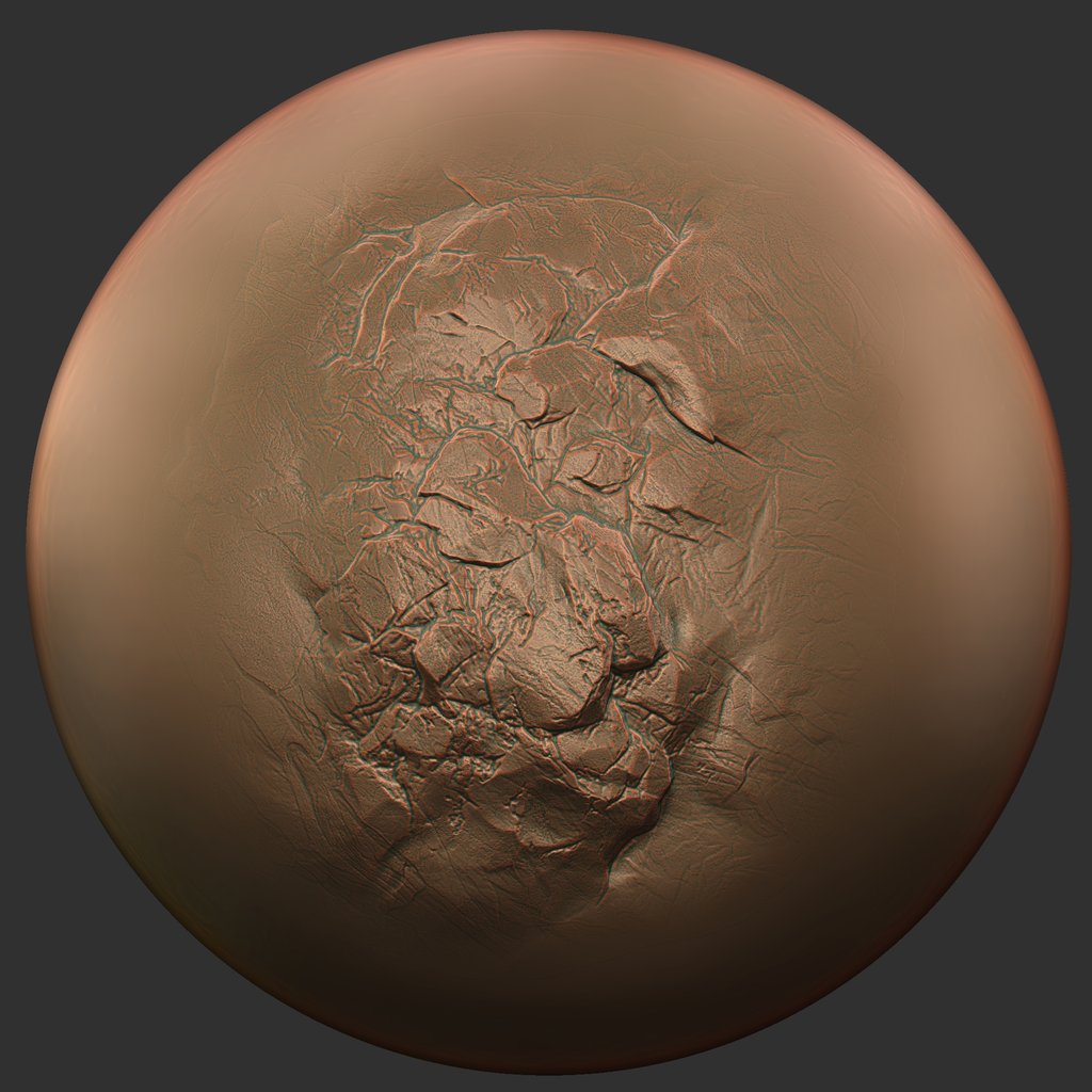 ER_Rock Brush.009 | rock brushes | BlenderKit