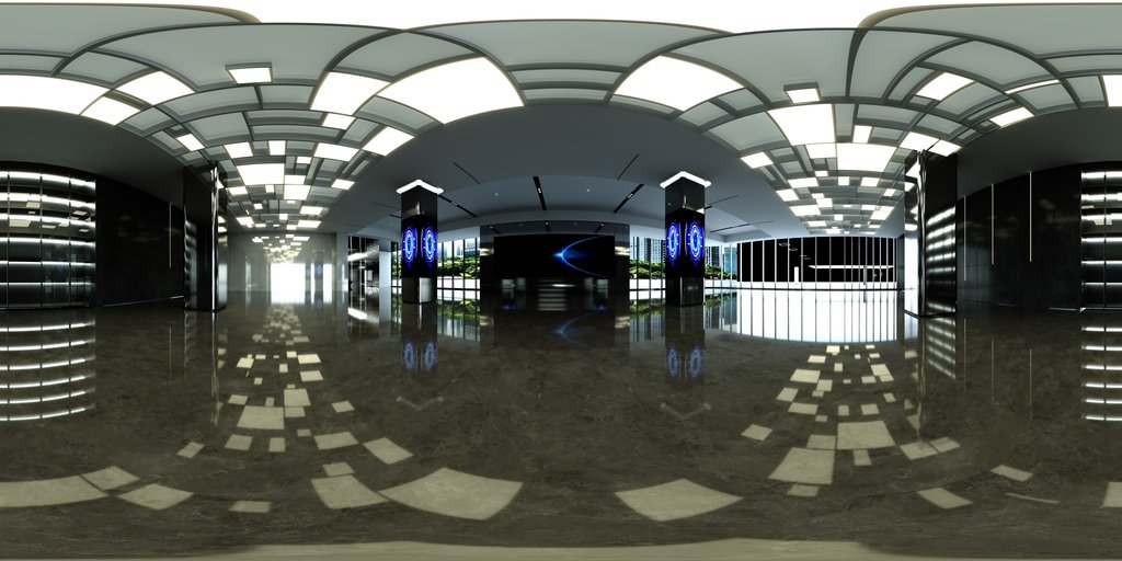 Lighting Reception Hall Studio | Interiors HDRis | BlenderKit