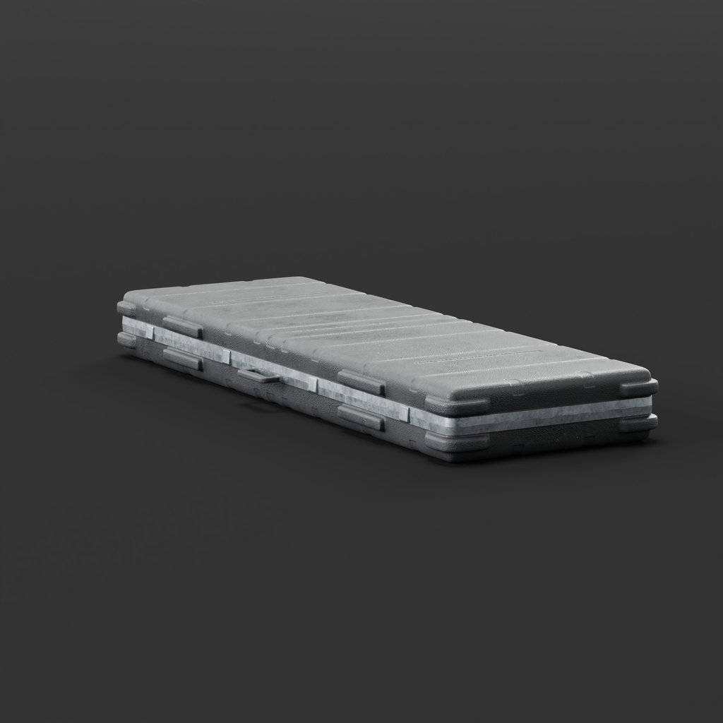 Large Hard Shell Equipment Case | Containers models | BlenderKit