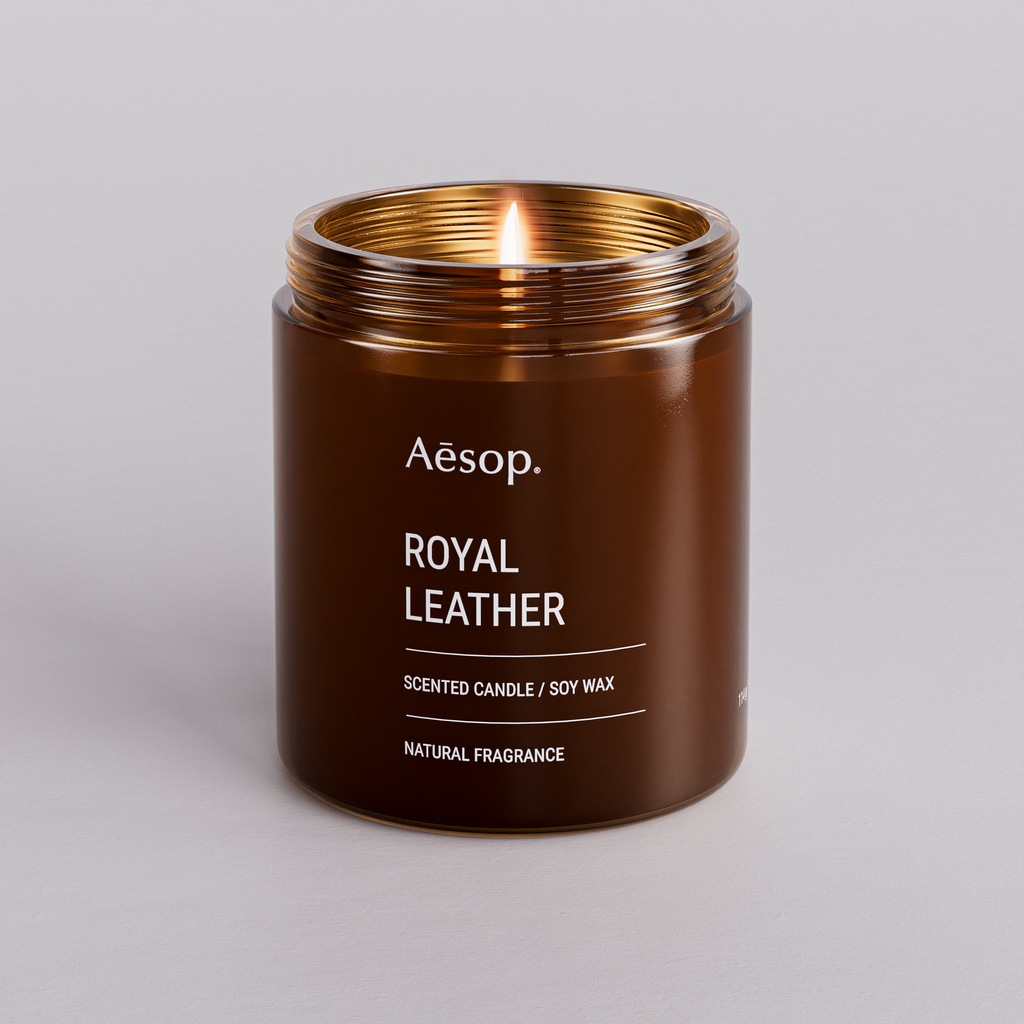 Aesop Royal Leather Candle Jar | Miscellaneous models | BlenderKit