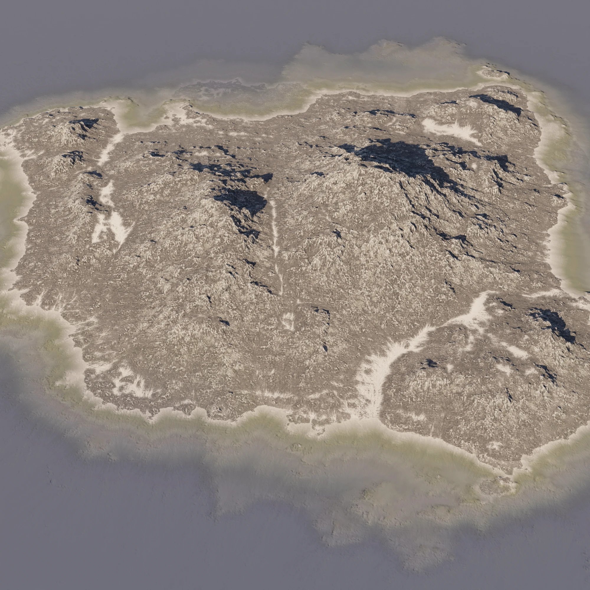 Island Landscape Terrain | Landscapes models | BlenderKit