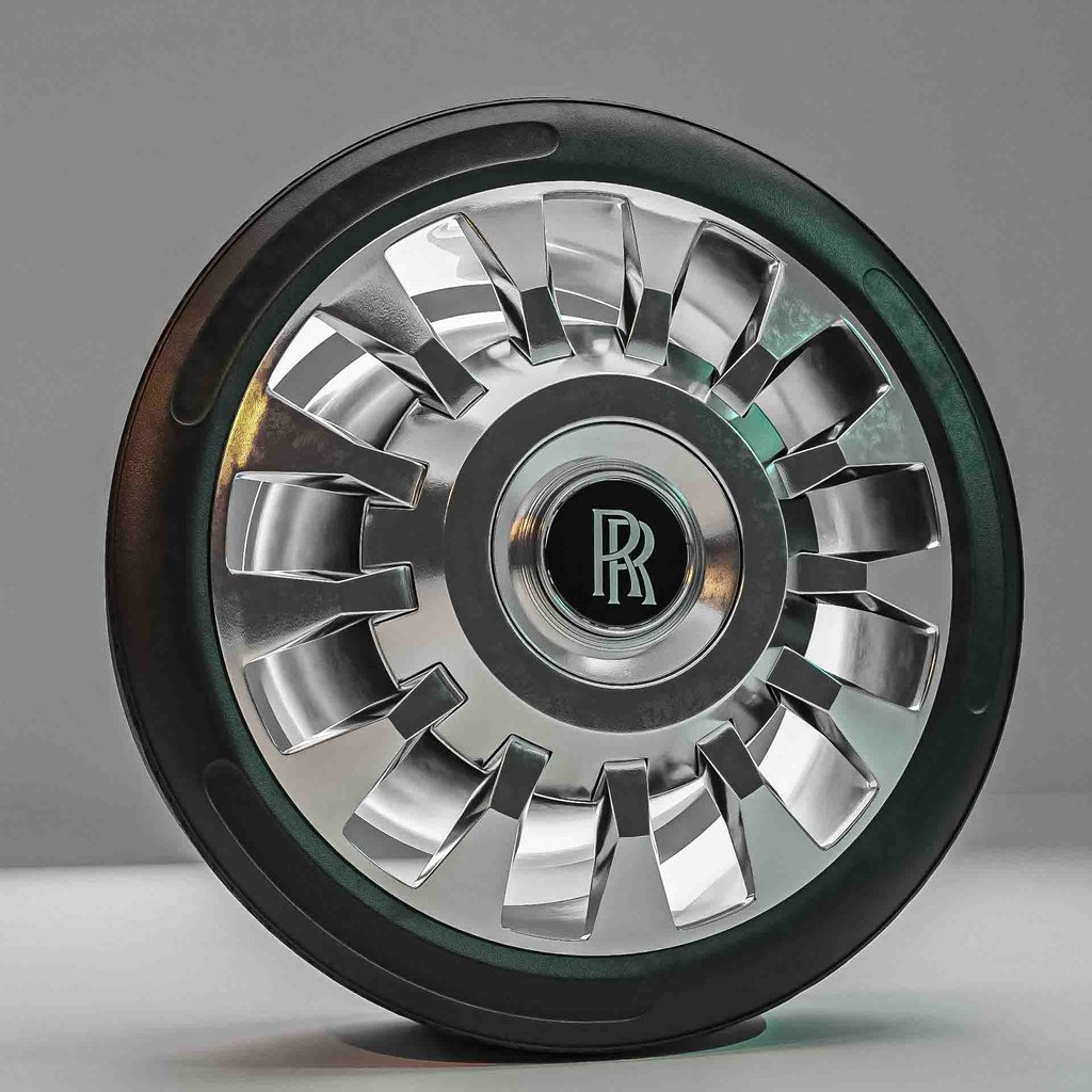 Rolls Royce rim and tire | FREE Vehicle Parts models | BlenderKit