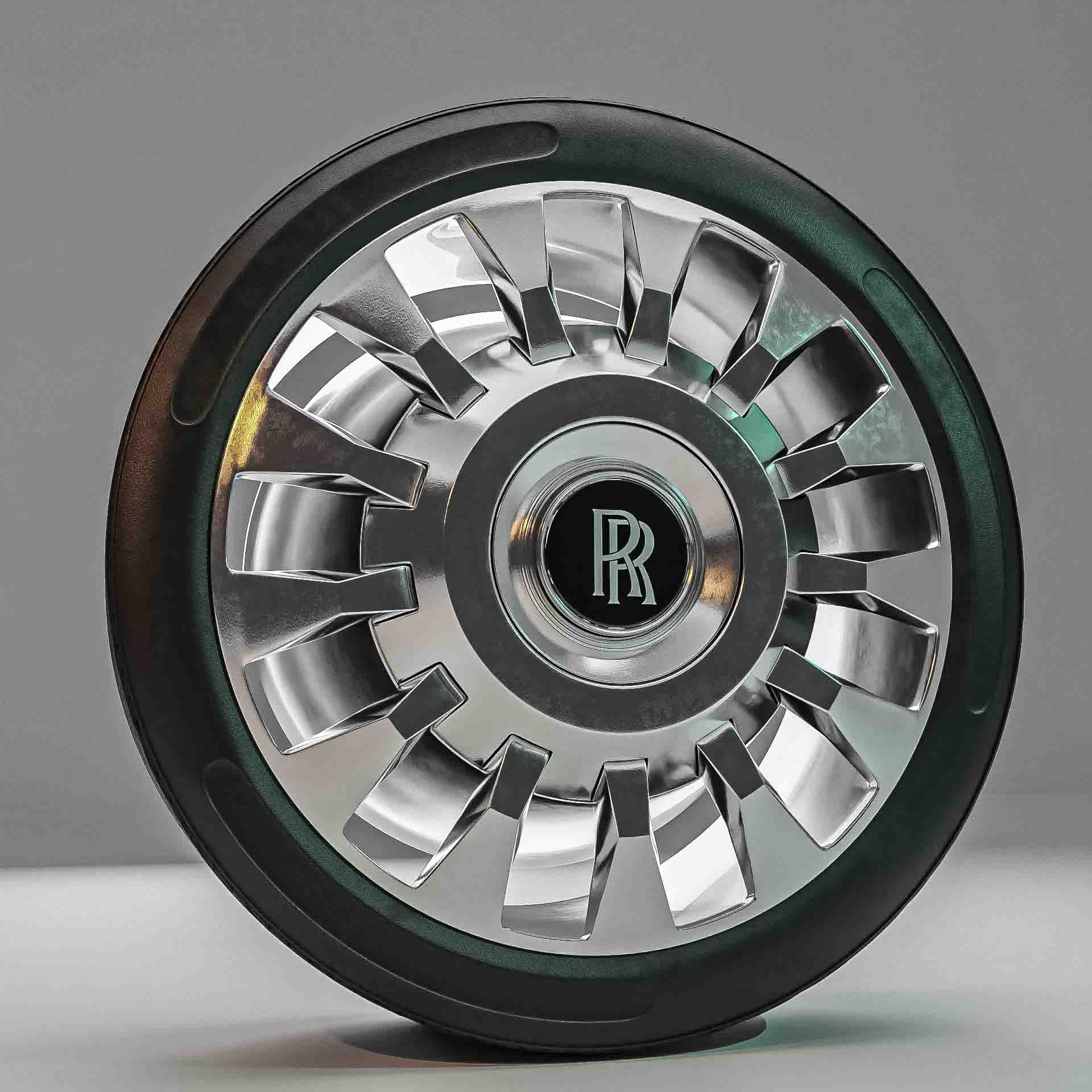 Rolls Royce rim and tire | FREE Vehicle Parts models | BlenderKit