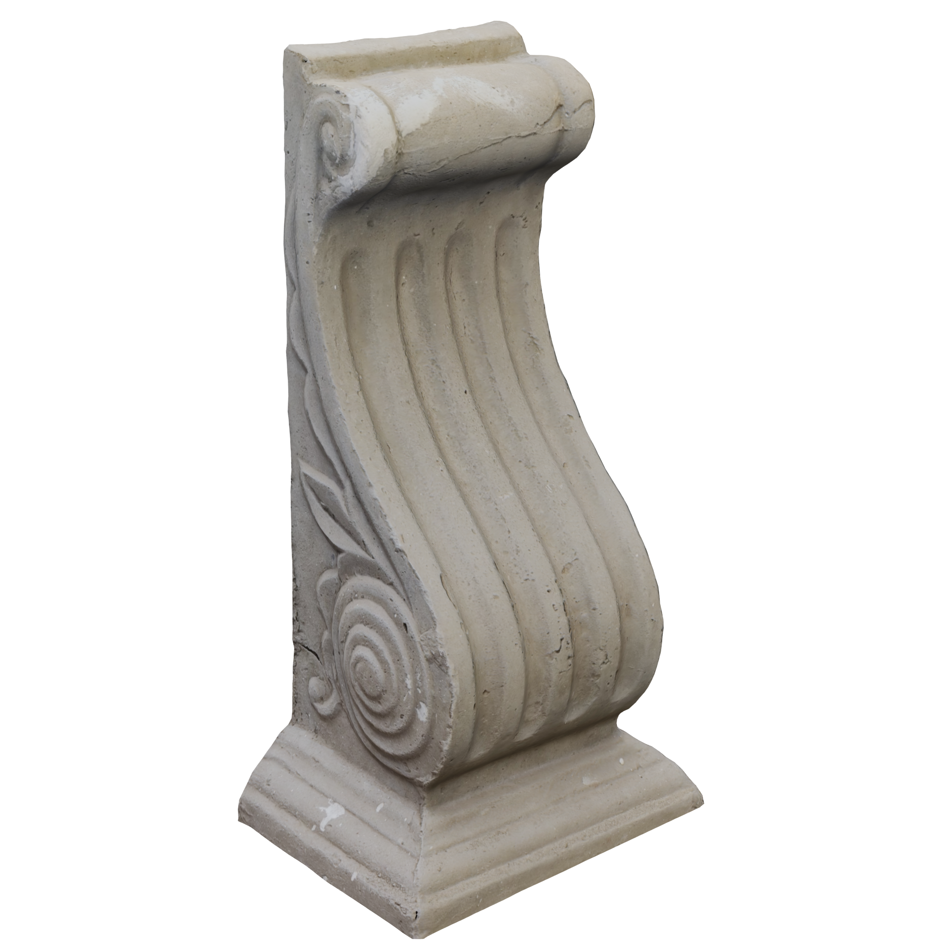 Pillar side cornice | FREE Molding / Carving models | BlenderKit