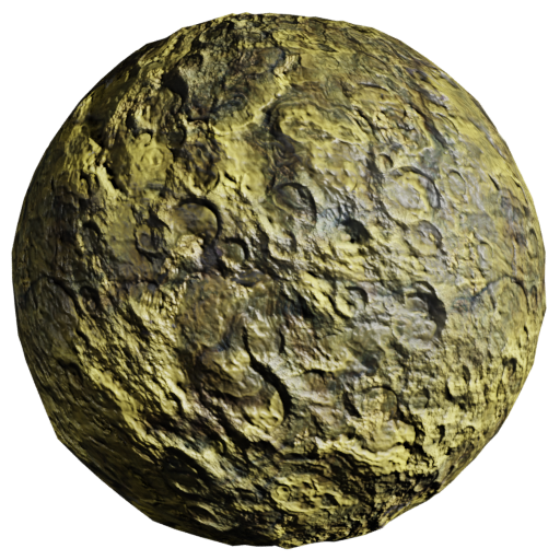 Desolate Sulfur Wasteland | FREE dirt materials | BlenderKit