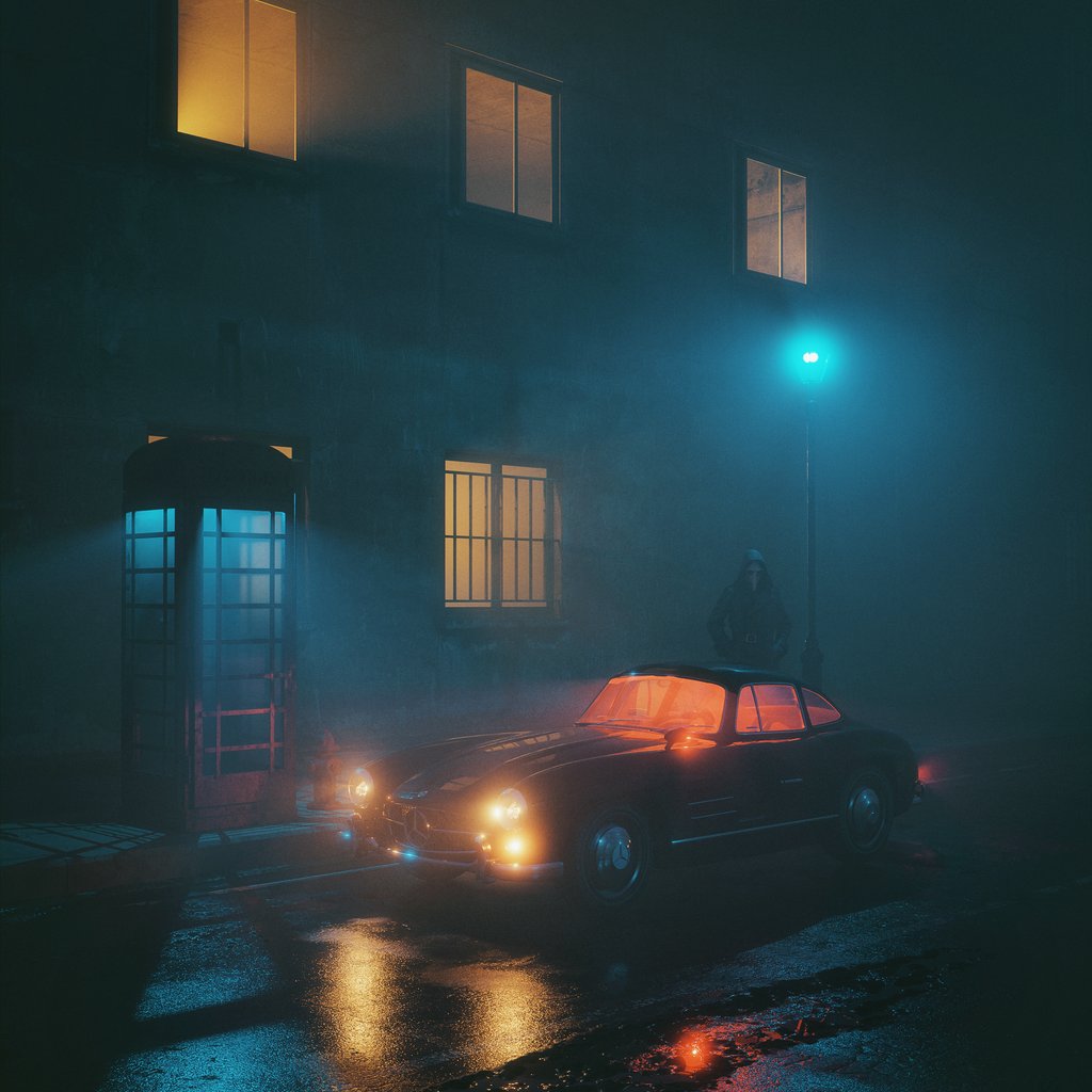 Midnight Rendezvous car | Urban scenes | BlenderKit