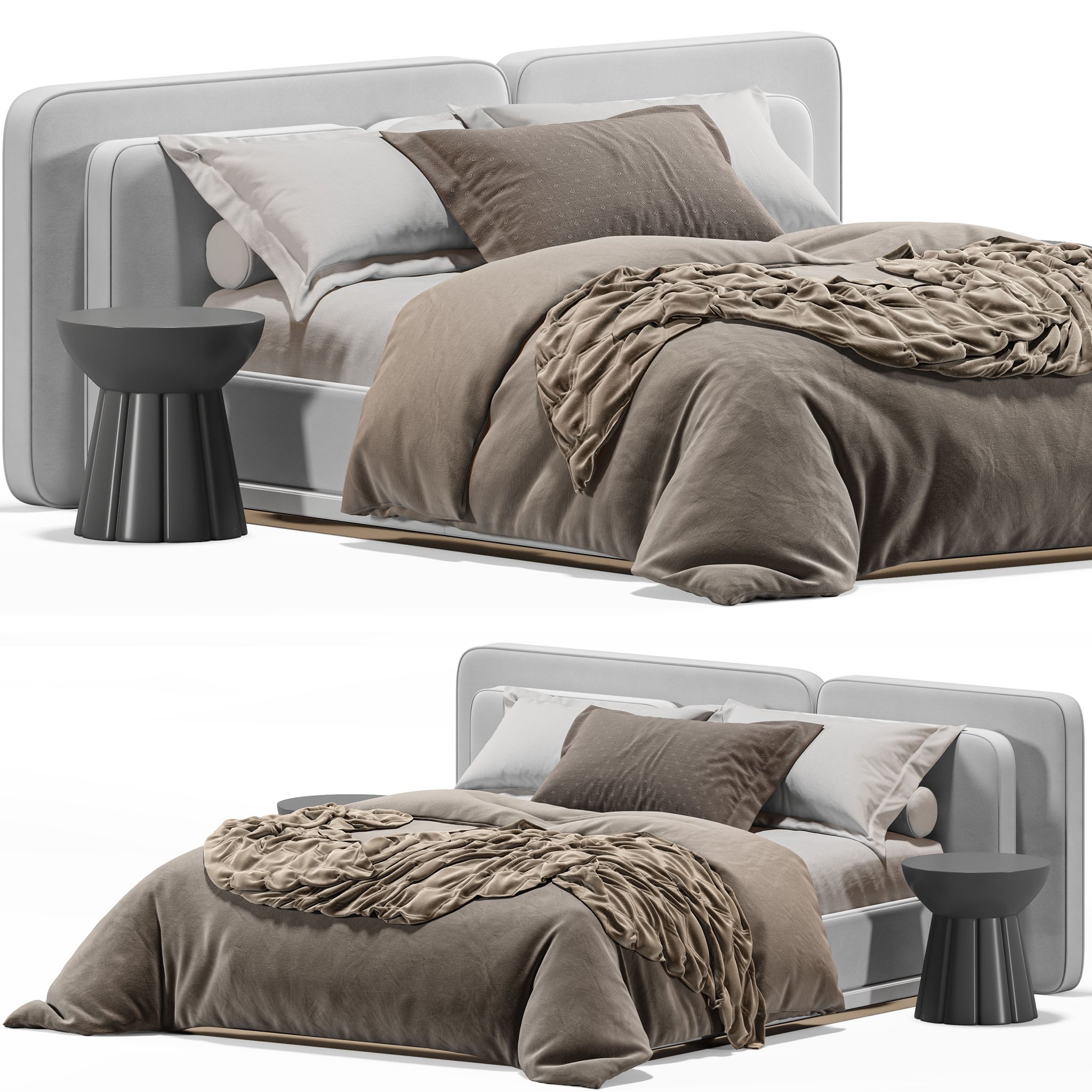 Bed Hadrian | Beds models | BlenderKit
