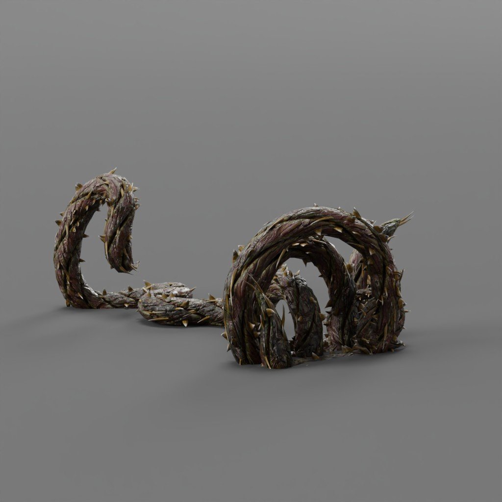 Bramble Generator | Plants models | BlenderKit