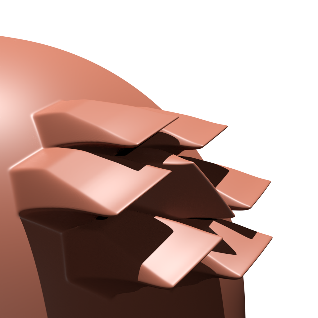 Hexagonal Vent Scale Unit | Scales brushes | BlenderKit