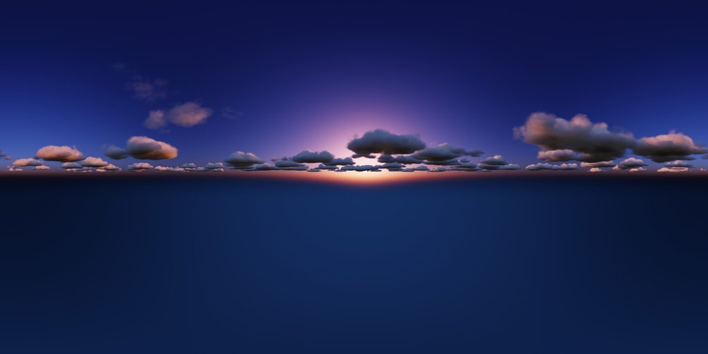Evening Clouds HDRi | FREE Water Environments HDRis | BlenderKit