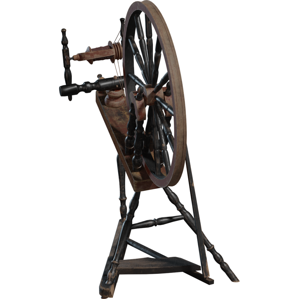 Spinning Wheel 01 | FREE Miscellaneous models | BlenderKit