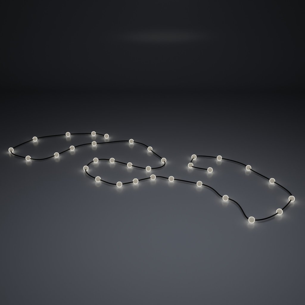 Simple Fairy Lights | FREE Holiday Decorations models | BlenderKit