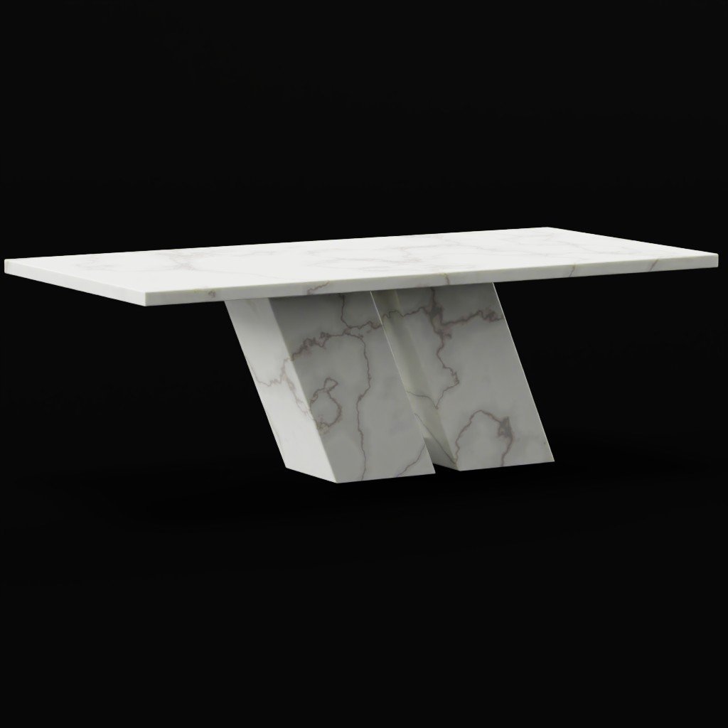 Ermes dinning table | Tables models | BlenderKit