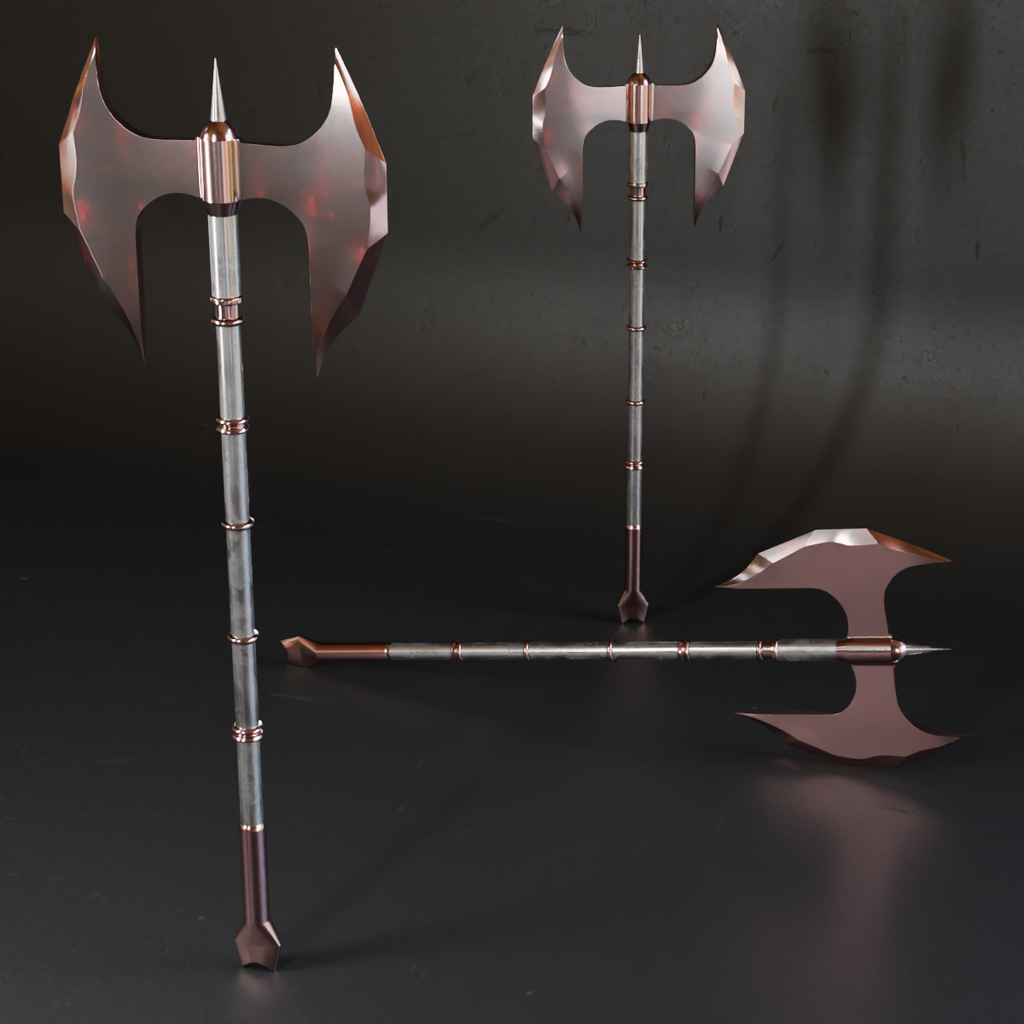 MK Axe lowpoly-019 | Historical Weapons models | BlenderKit