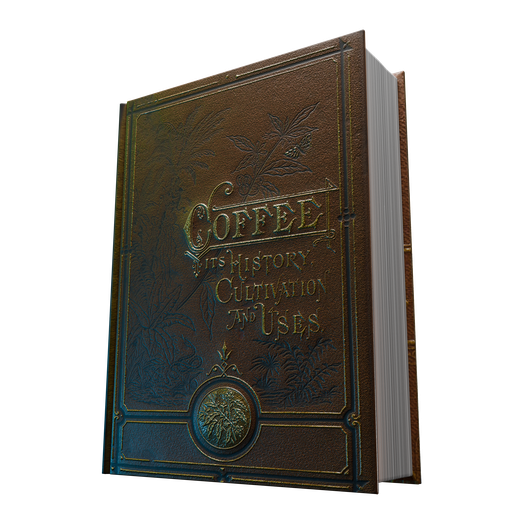 Cofee history book | Books models | BlenderKit