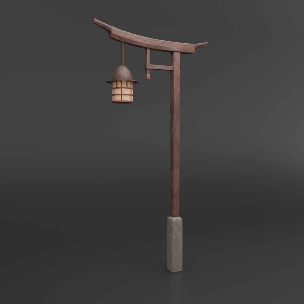 Lamp post | FREE Exterior Elements models | BlenderKit