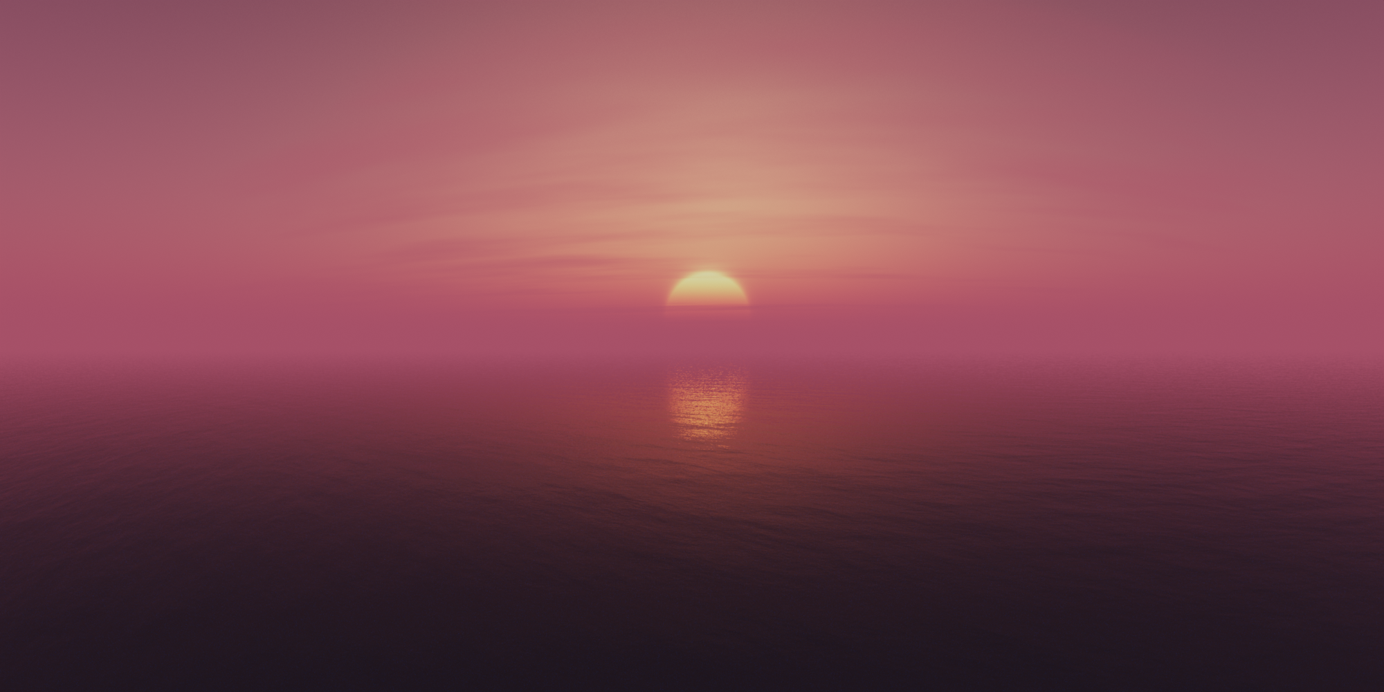 Pink Colorful Sunset Sky | Nature HDRis | BlenderKit