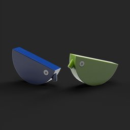 Peaking Birds | FREE Miscellaneous models | BlenderKit