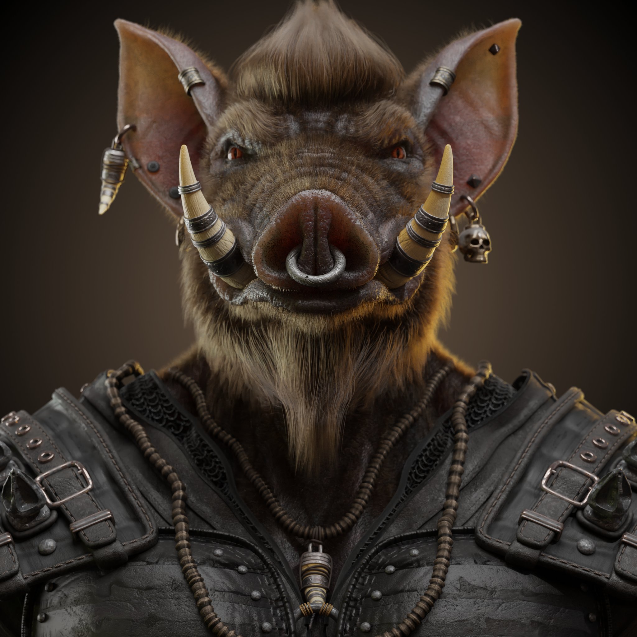 Battle Boar | Monsters & Creatures models | BlenderKit