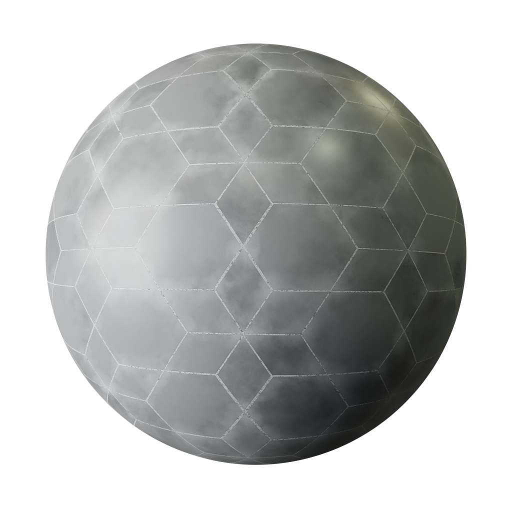 Hexagonal and star shape tile | FREE tiles materials | BlenderKit