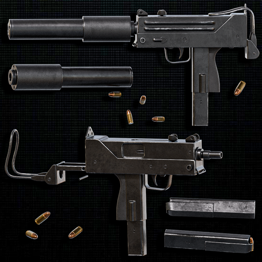 MAC-10 Silenced Edition | Military models | BlenderKit