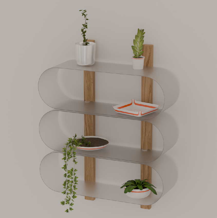 Wall.shelf | FREE Shelves models | BlenderKit