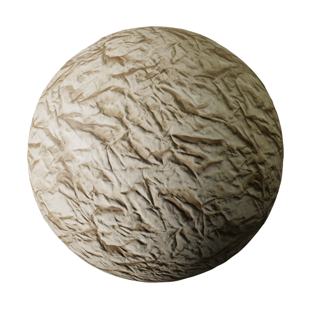 Wrinkled Paper Texture | FREE paper materials | BlenderKit