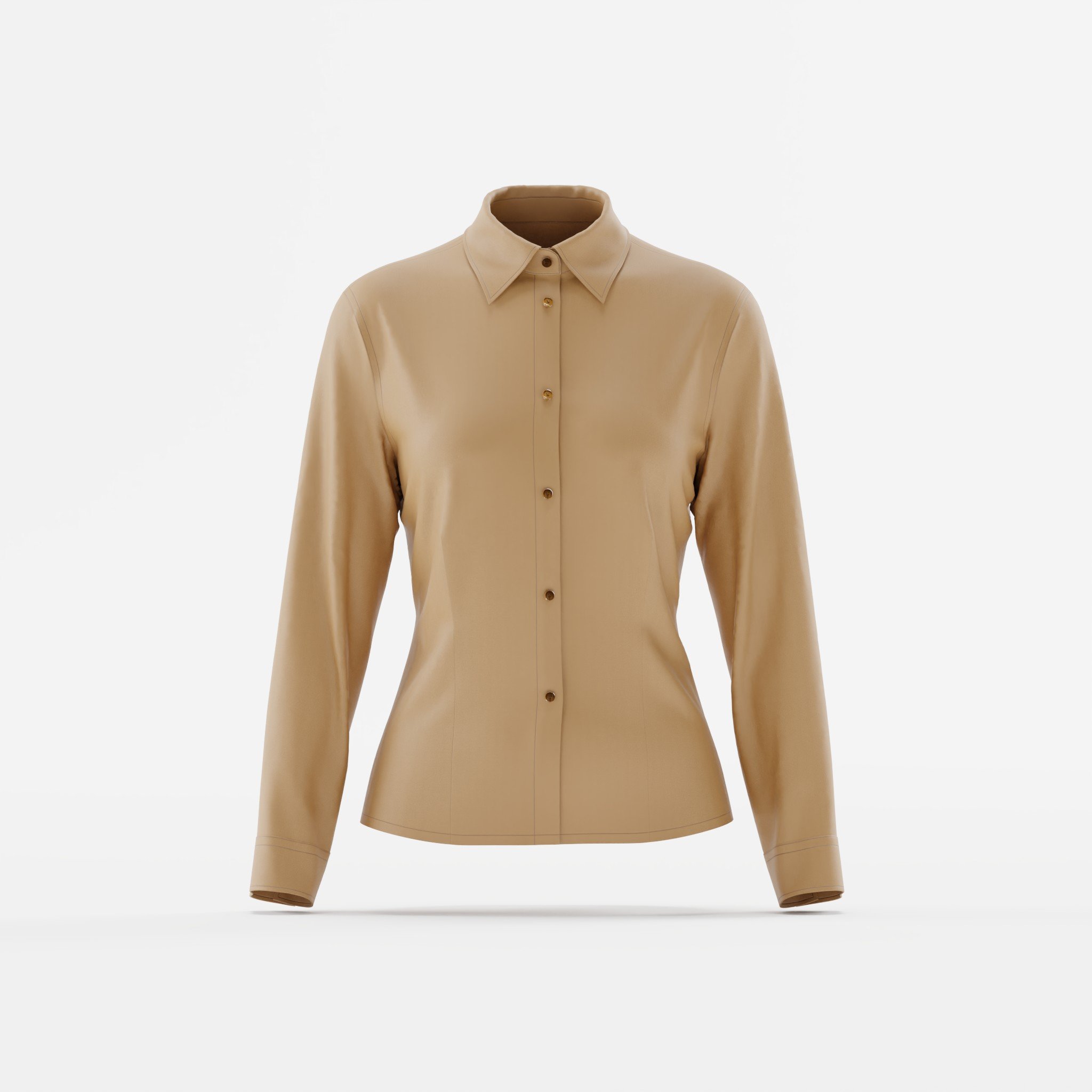 Women Formal Shirt Design | Women Clothing models | BlenderKit