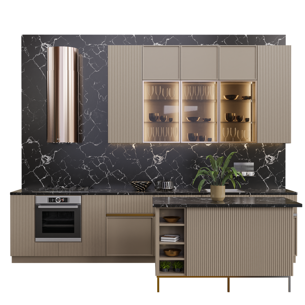 Kitchen modernA | Kitchen Sets models | BlenderKit