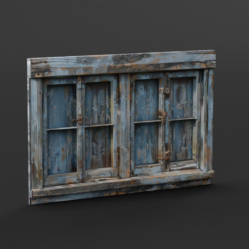 Old window - T - 47 | Windows models | BlenderKit