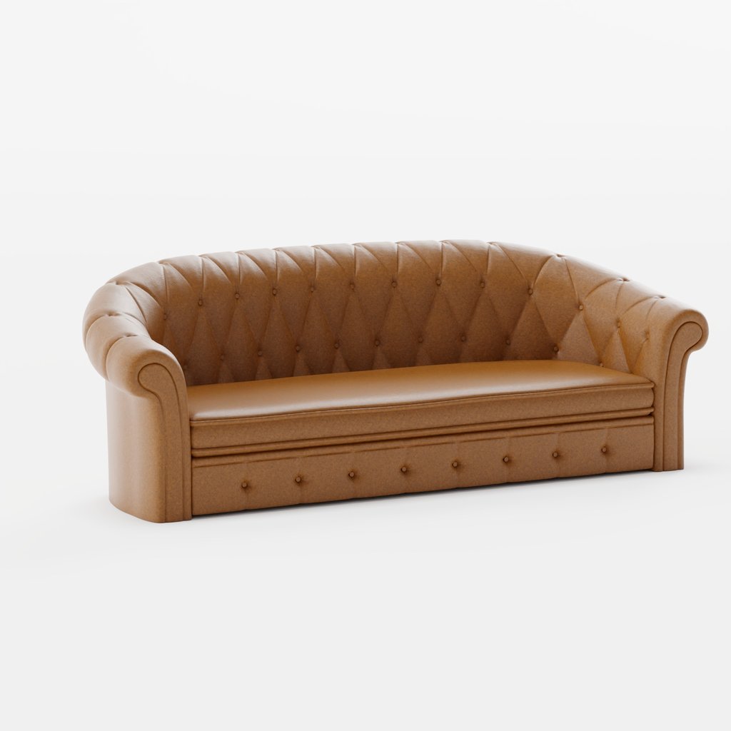 Chesterfield Couch | Sofas models | BlenderKit