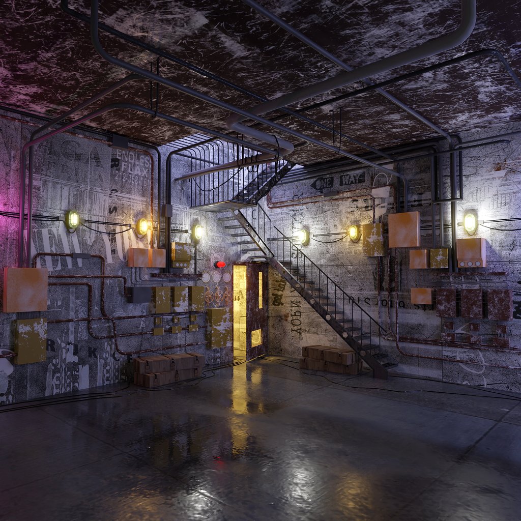 Aesthetic Wall Background Scenes | 3D Indoor scenes | BlenderKit