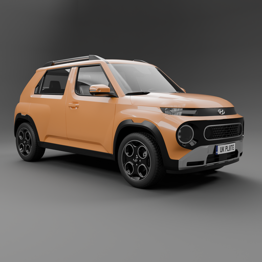 Hyundai Casper 2026 | Modern Cars models | BlenderKit