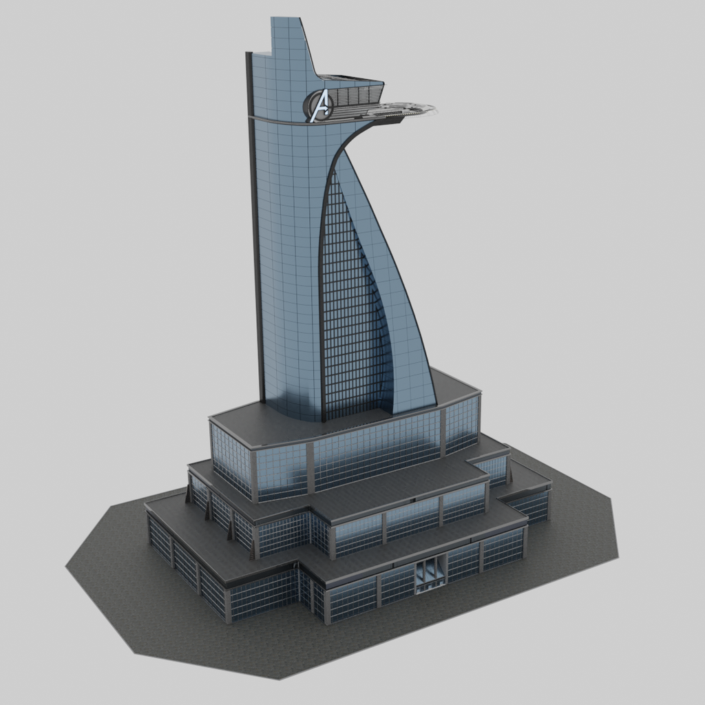 Avengers Tower | Sci-fi Buildings models | BlenderKit