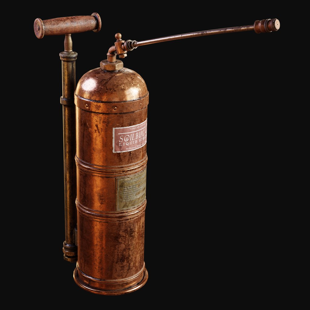 Early 1900s Liquid Spray Canister | Interior Decorations models ...