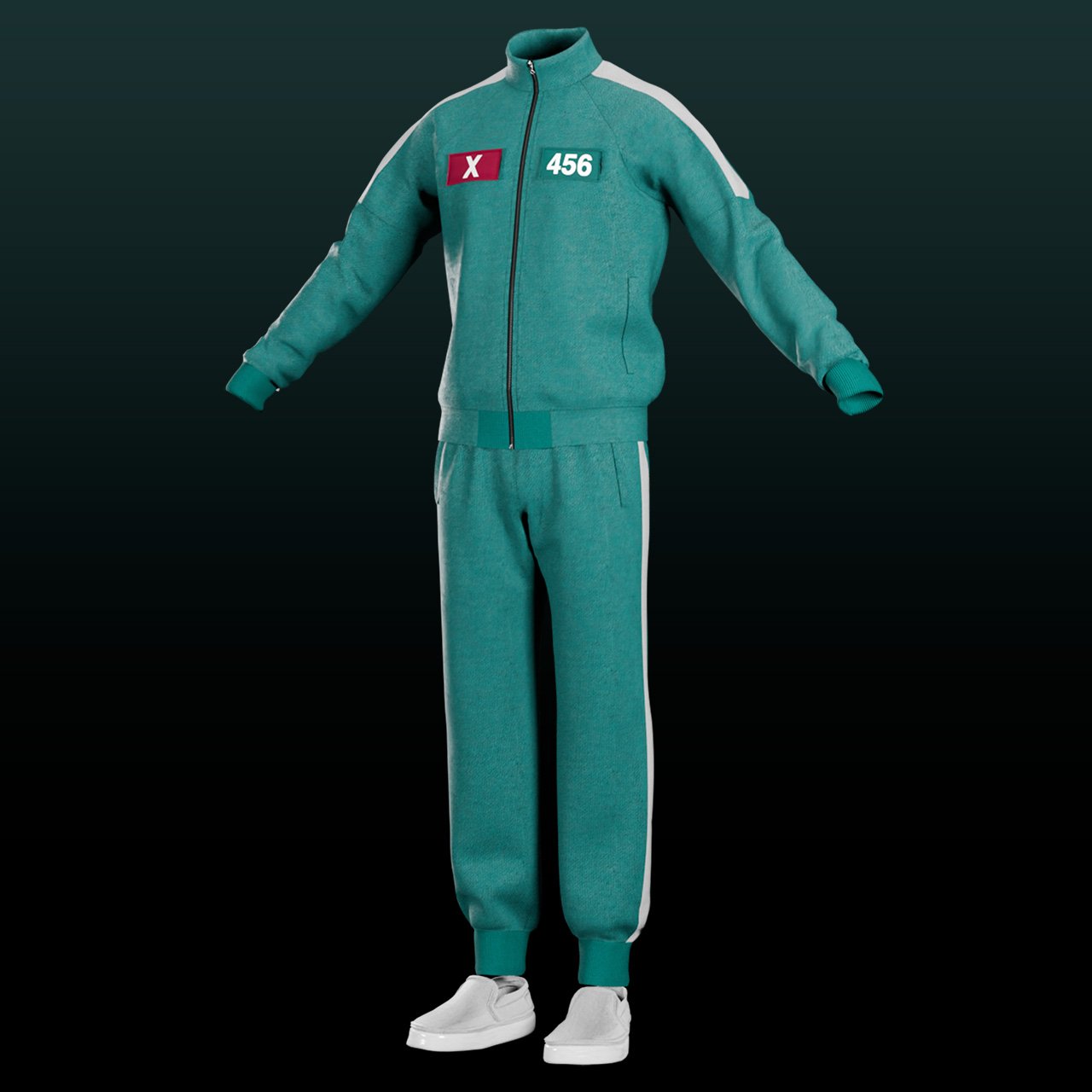Squid game track suit | Man Clothing models | BlenderKit