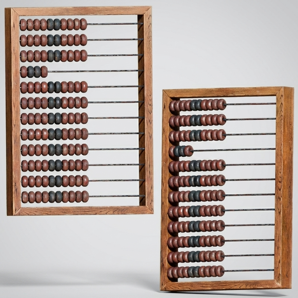 Vintage Soviet Wooden Abacus | Interior Decorations models | BlenderKit