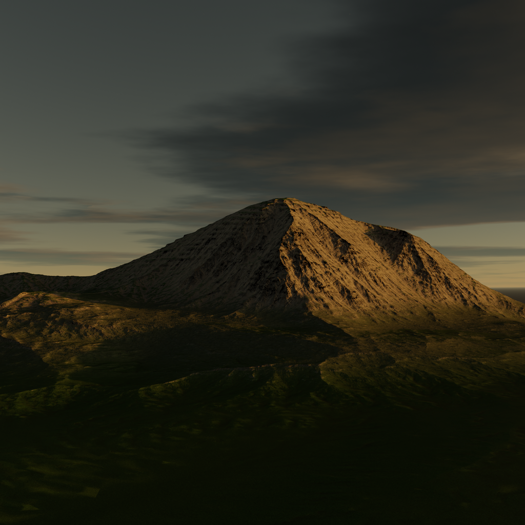 Mountain Terrain | FREE Terrains models | BlenderKit
