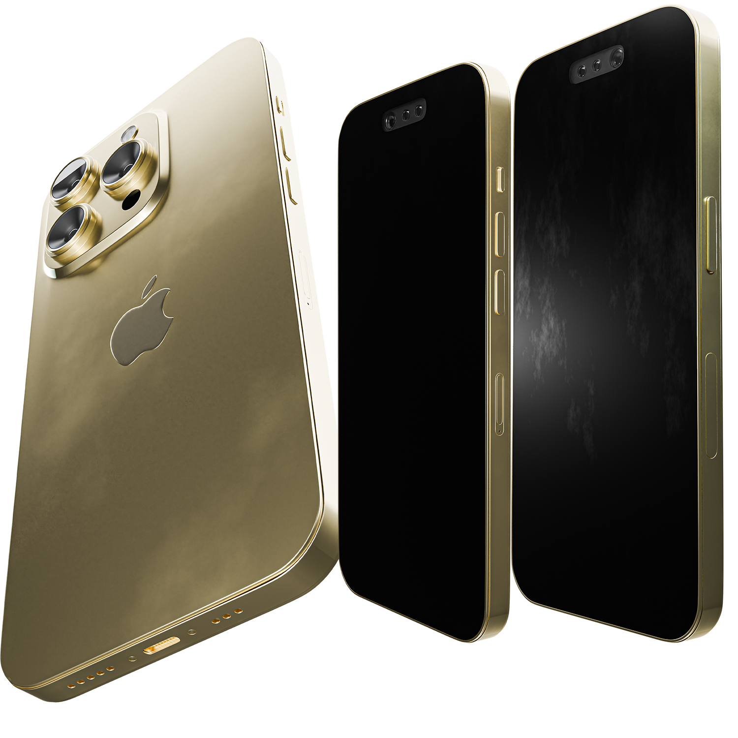 Iphone pro max gold | Smartphones models | BlenderKit