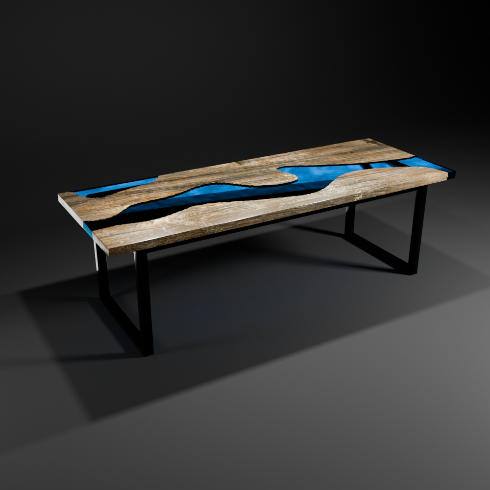 Epoxy Resin Table | Tables models | BlenderKit