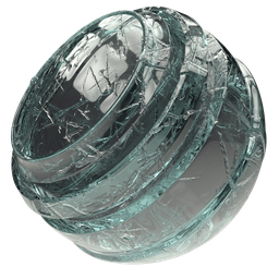 Scratched Glass (Crystal) | FREE glass materials | BlenderKit