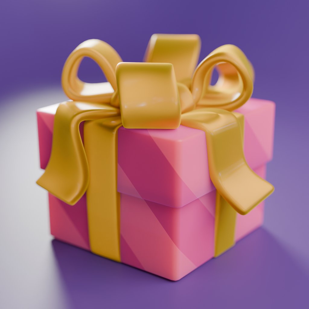 Small present box | Holiday Decorations models | BlenderKit