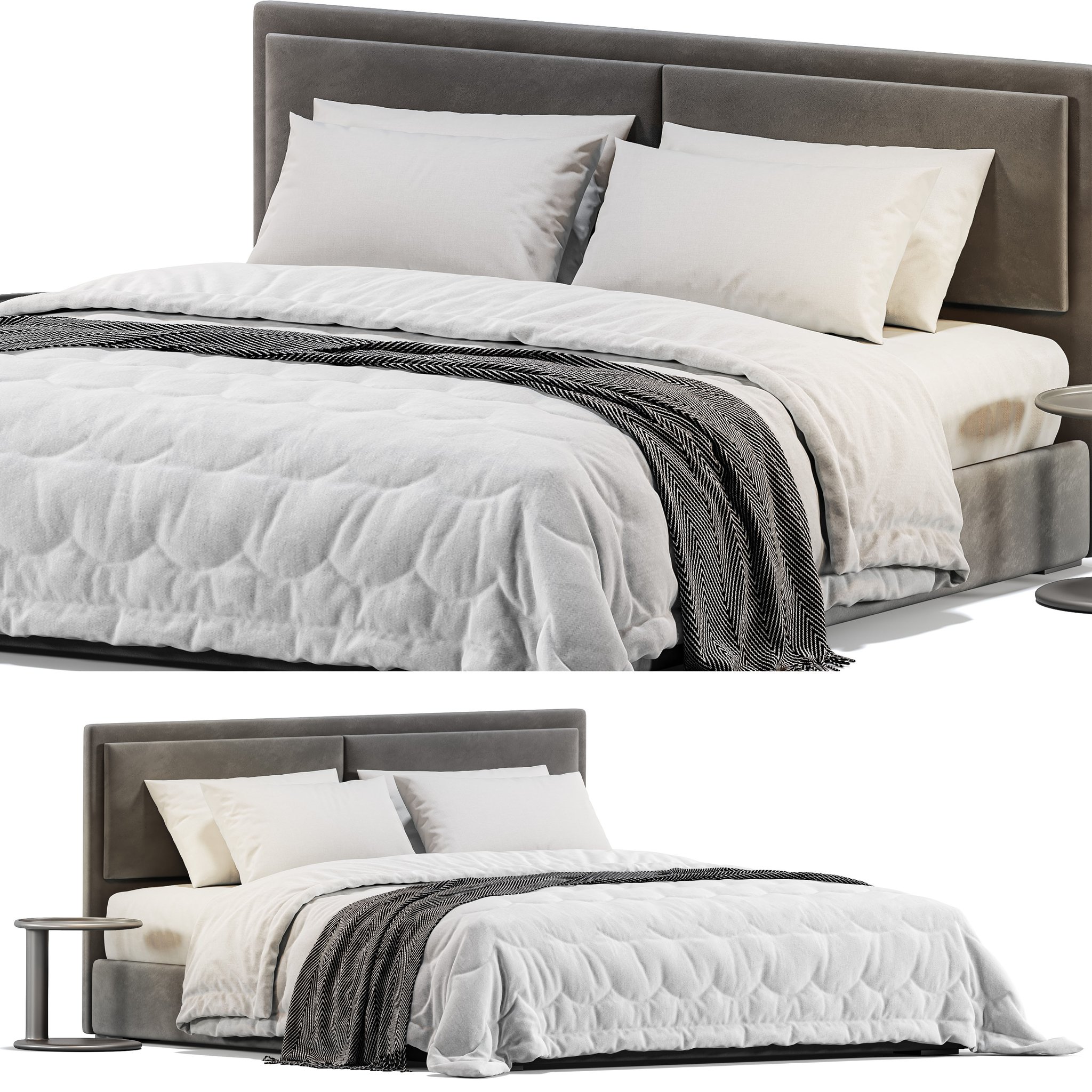 Bed K2 by delavega | Beds models | BlenderKit