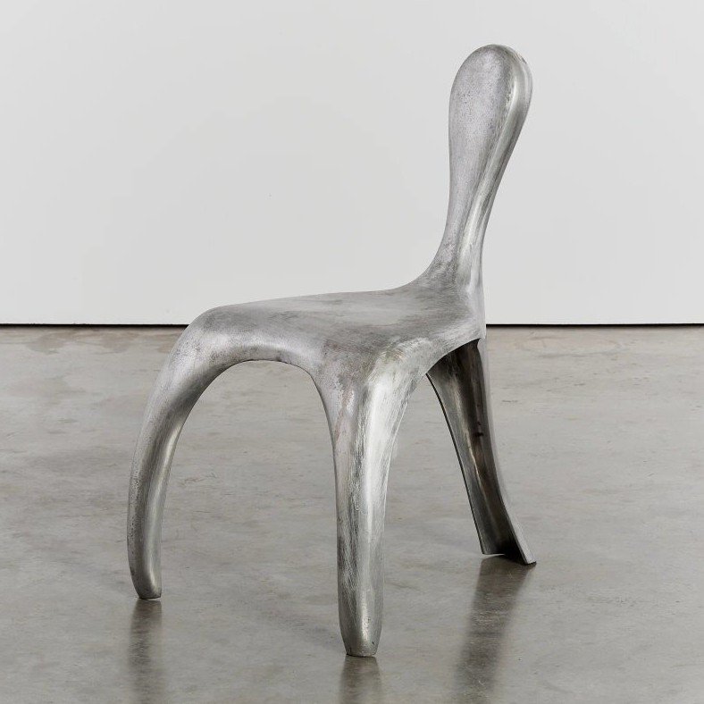 Finn Stone Amorphous Chair | Sitting Chairs models | BlenderKit