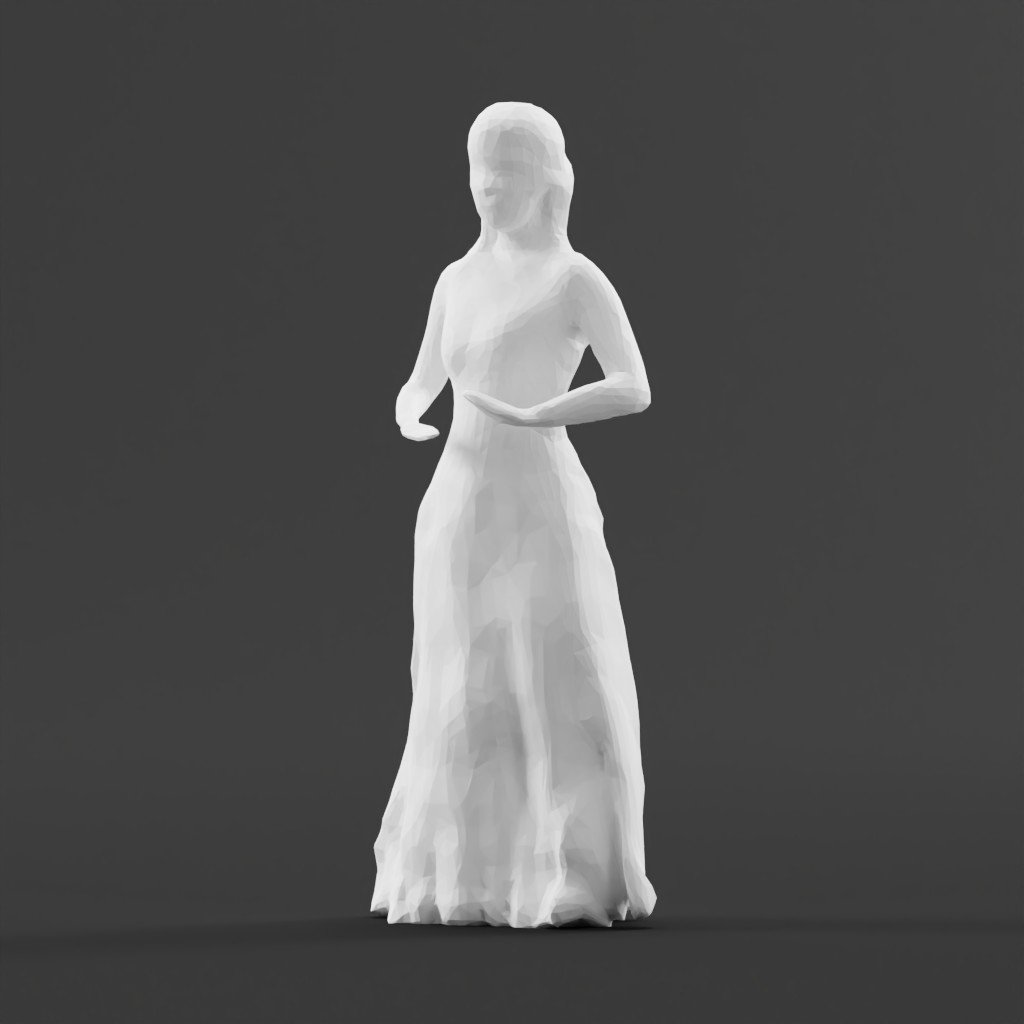Stylized Female Base Mesh Rigged | Women models | BlenderKit