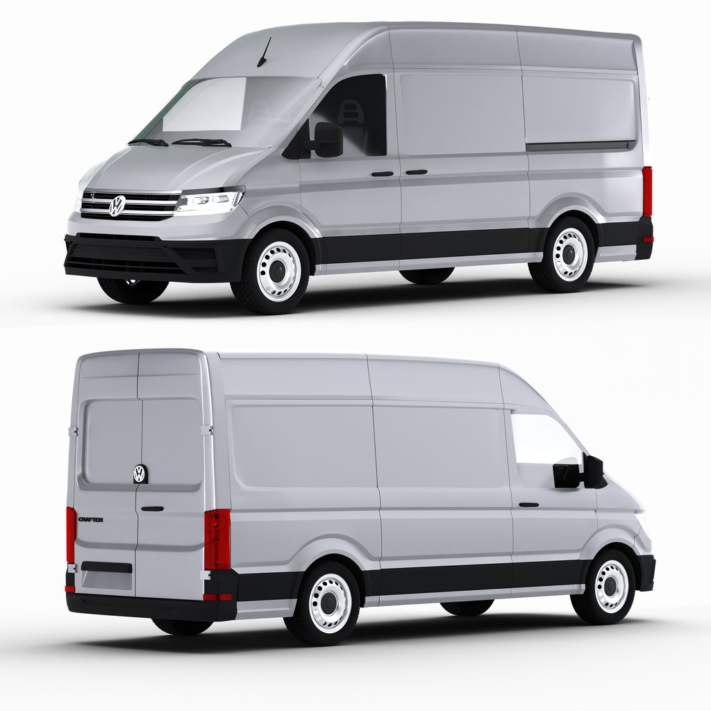 BlenderKit | Download the VW Crafter model