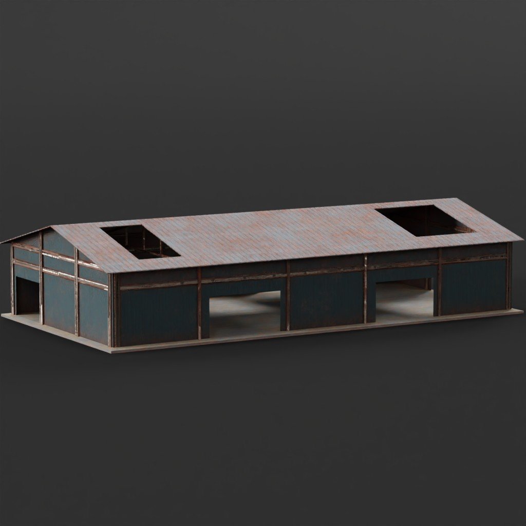 Warehouse | Buildings models | BlenderKit