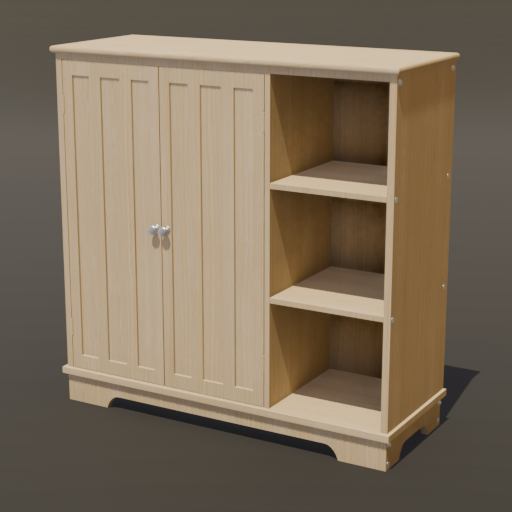 Wooden Cupboard Small | Office Storage Spaces models | BlenderKit