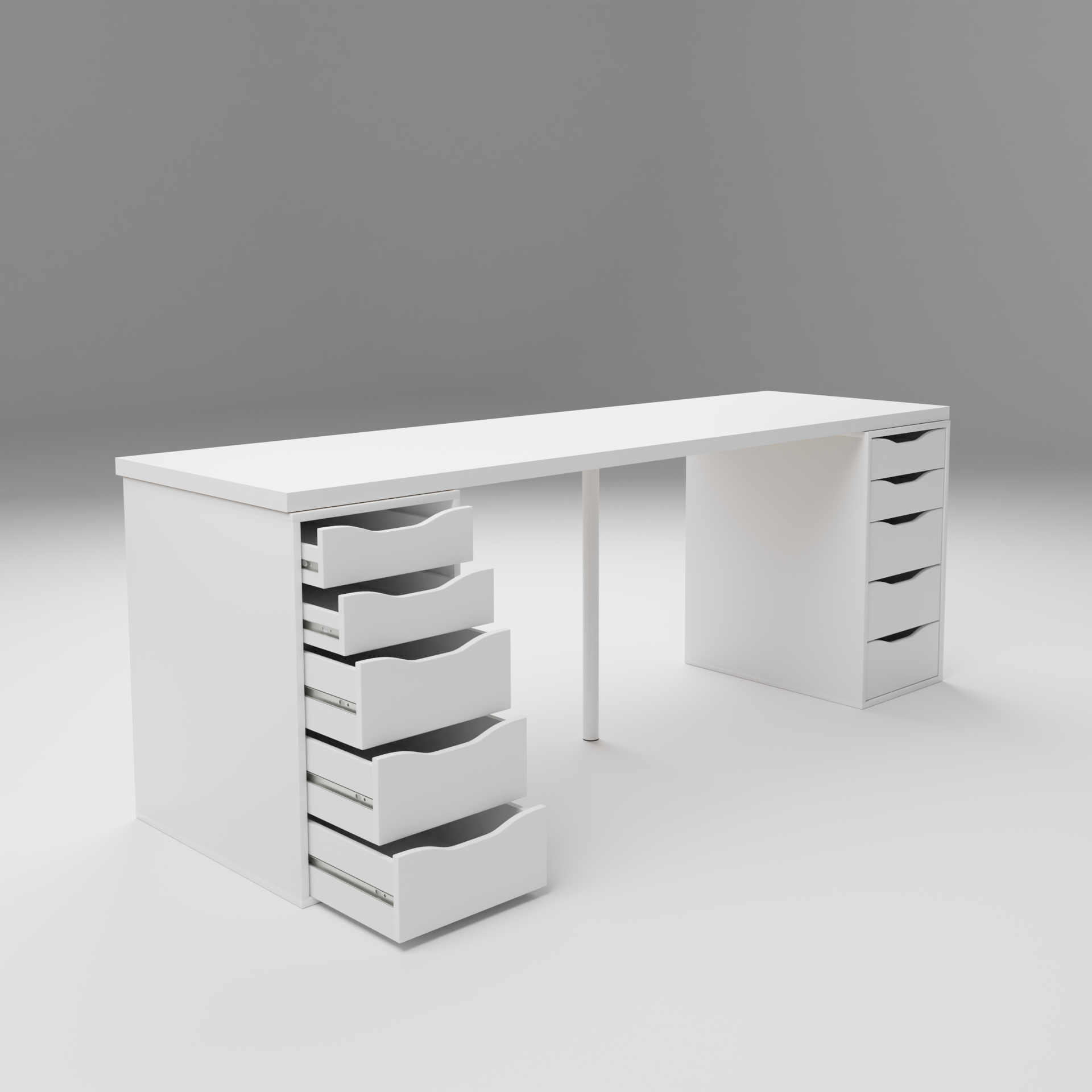 Office Table | FREE Tables models | BlenderKit